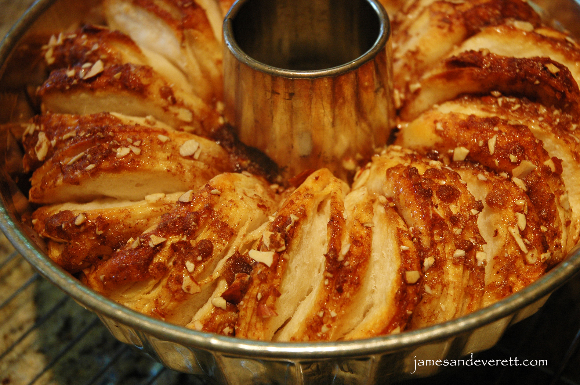 Sticky Bun Monkey Bread | James & Everett