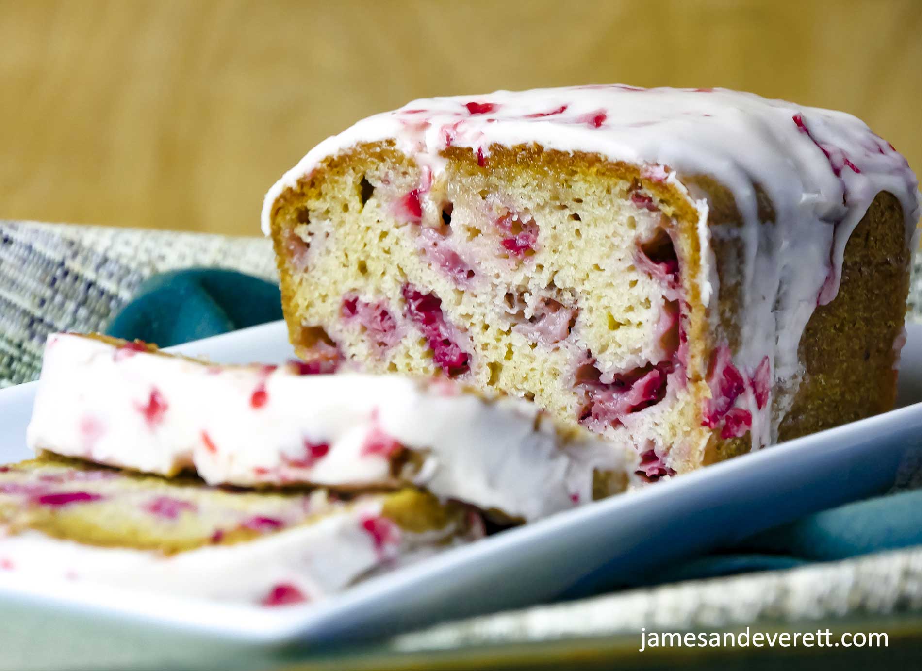 Fresh Strawberry Quick Bread | James & Everett
